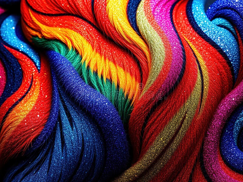 Dynamic Zoo of Abstract Patterns Shimmering Glittering Backgrounds for ...