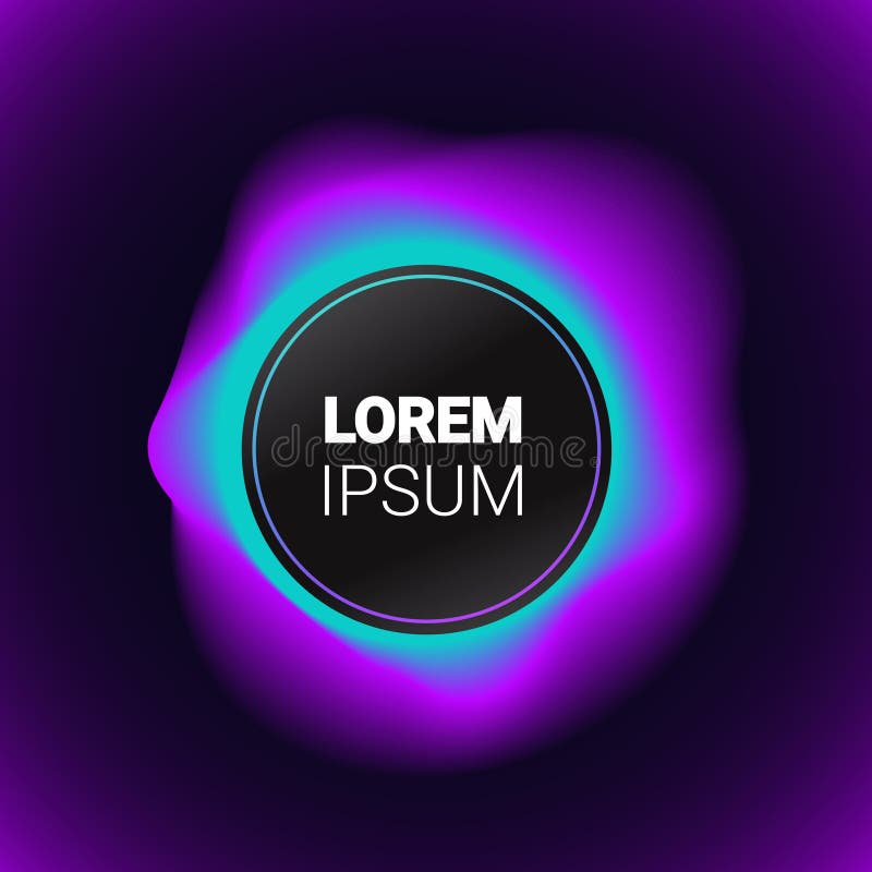 Dynamical Colorful Gradient Form Abstract Banner Flowing Liquid Shape ...