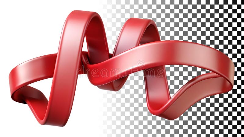 Flowing Red Ribbon, Festive Celebration Decoration Element Png ...