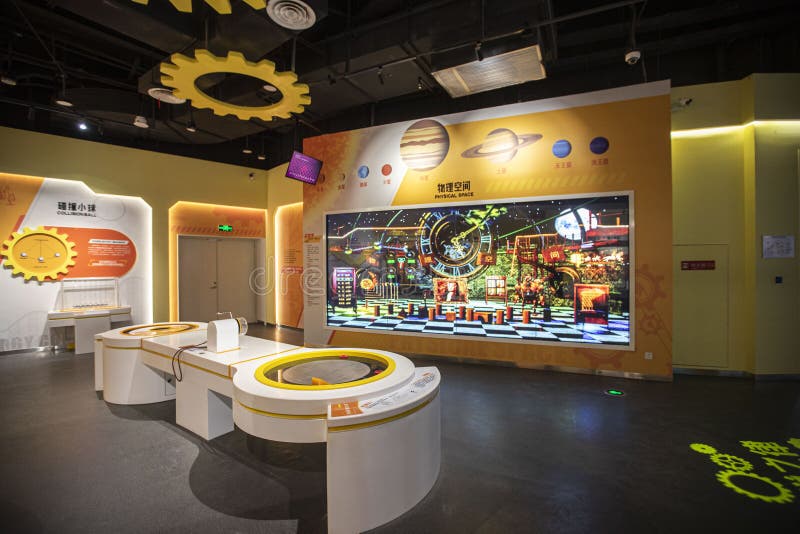 Exhibition Hall Exhibits in the Science and Technology Museum Editorial ...