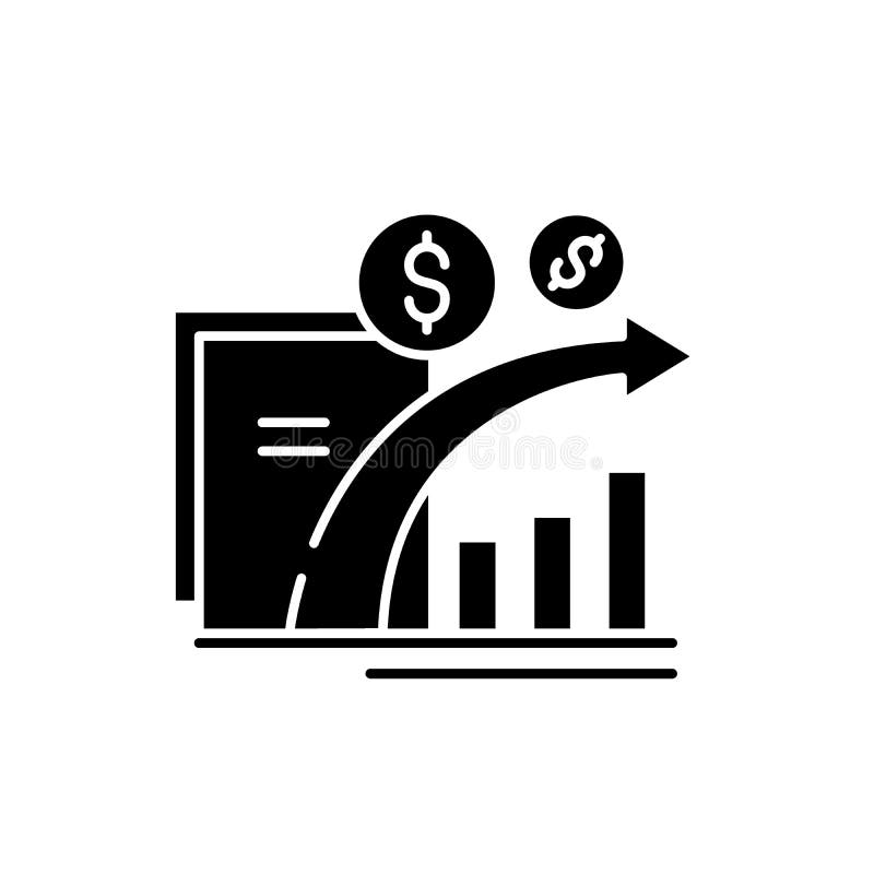 Economic Growth Line Icon, Vector. Economic Growth Outline Sign ...