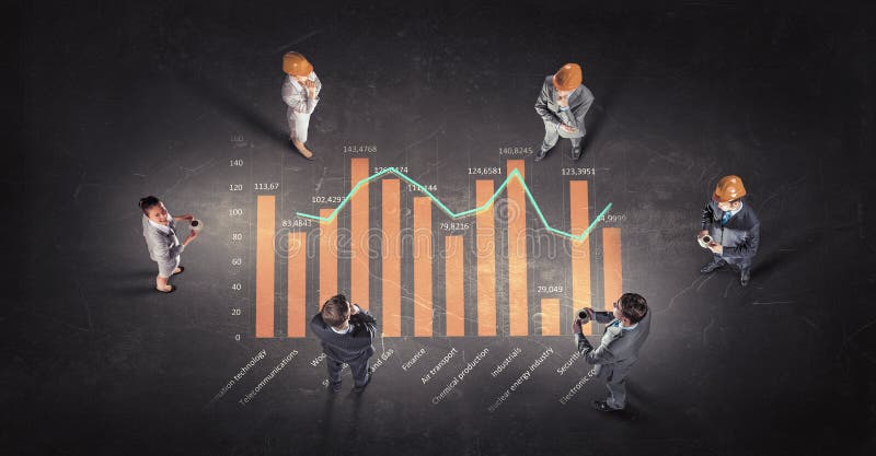 Dynamics of Growth in Business Stock Photo - Image of team, together ...