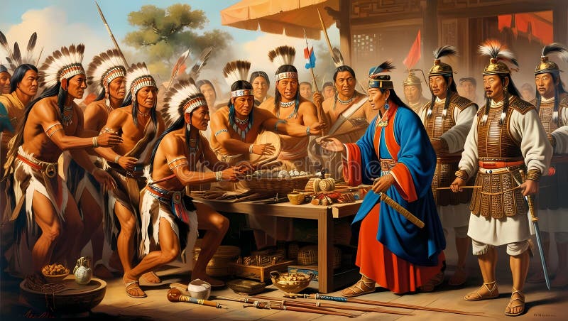 The Dynamics of Trade War Tensions 26 Stock Illustration - Illustration ...