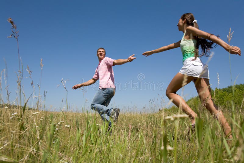 Dynamische mensen stock afbeelding. Image of mannetje - 9840935