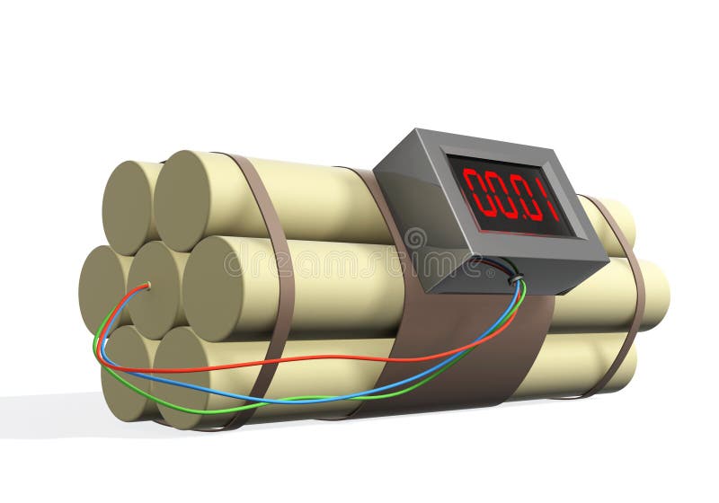 Dynamite stock illustration. Illustration of component - 18667430