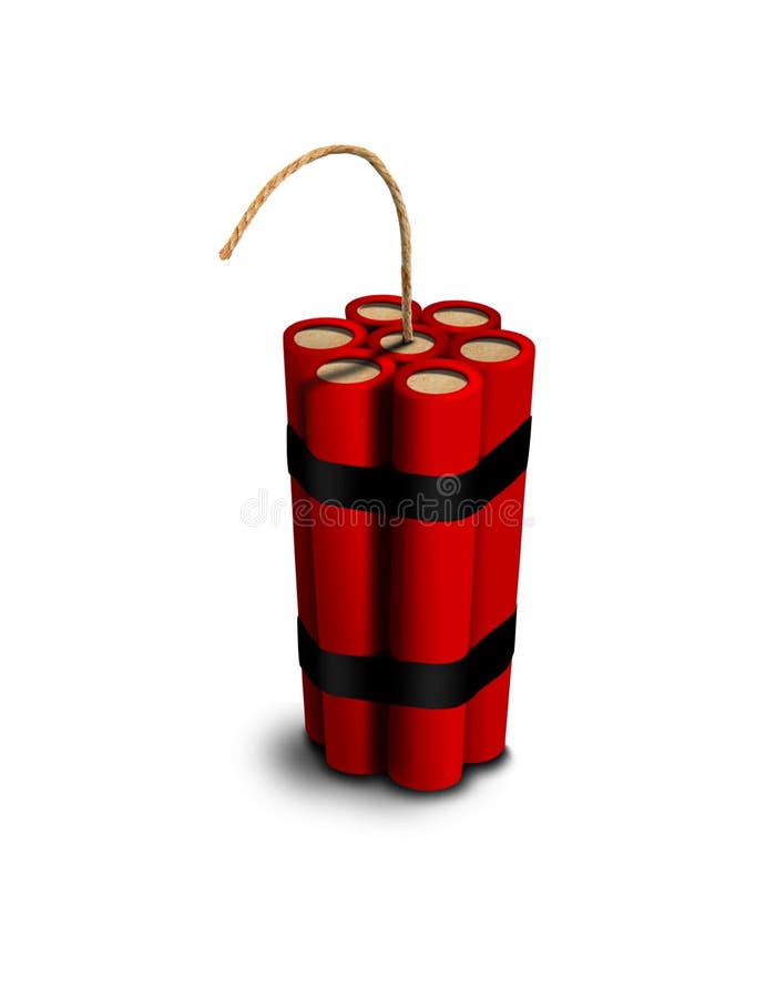 Dynamite stock illustration. Illustration of caution, explosion - 8517614