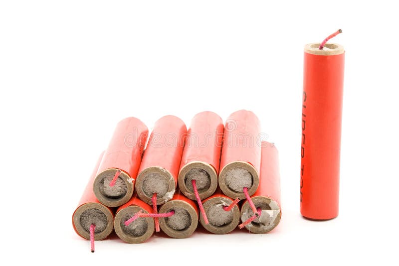 Dynamite stock image. Image of bomb, dynamite, isolated - 5744817