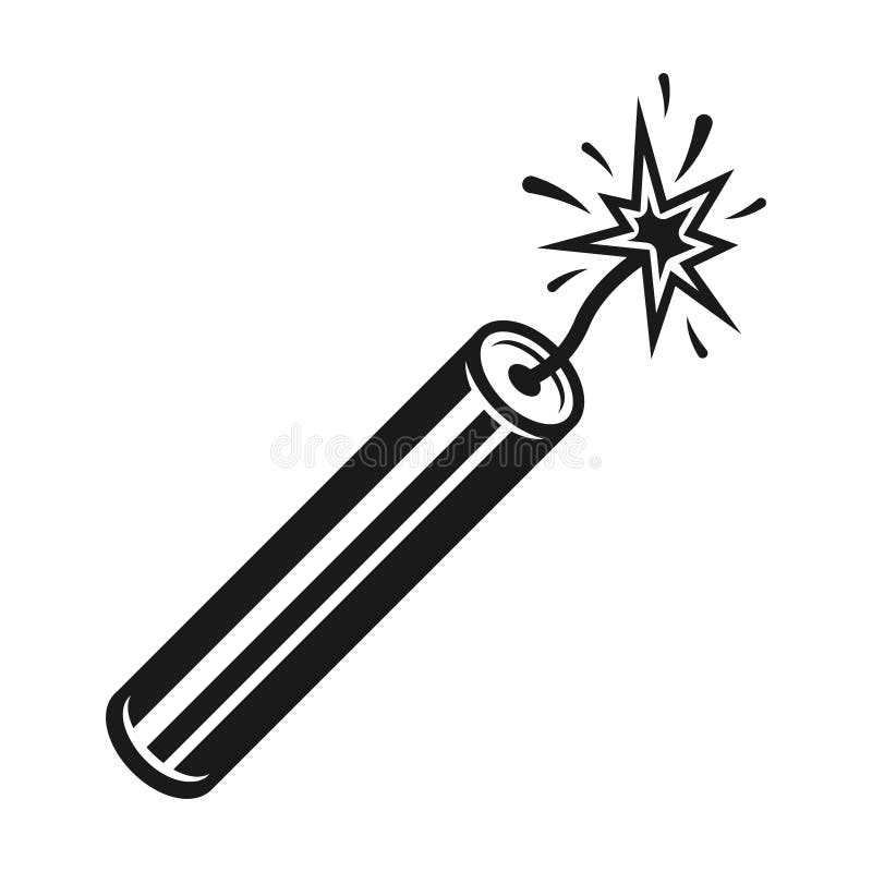 Dynamite Clip Art Black And White Outline