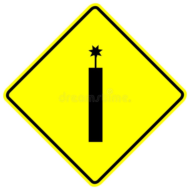 Dynamite Cartridge Vector Sign Stock Vector - Illustration of vector ...
