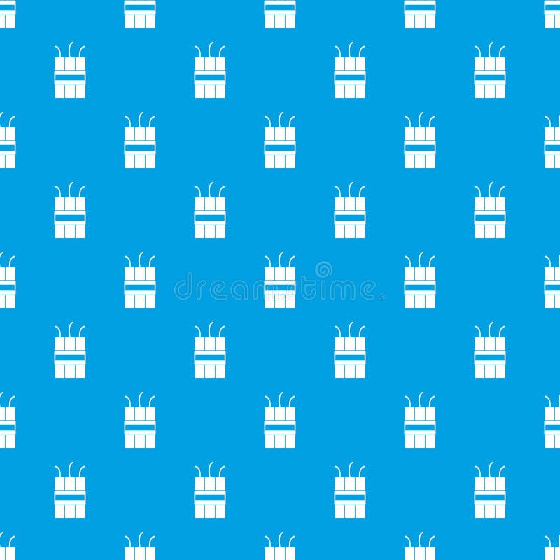 Dynamite Explosives Pattern Seamless Blue Stock Vector - Illustration ...