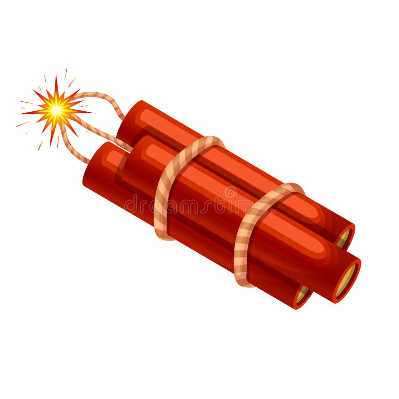 Dynamite Fuse Cartoon Vector Illustration Stock Vector - Illustration ...