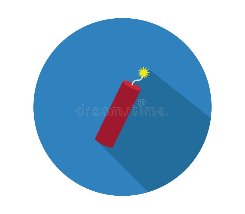 Dynamite Icon Illustrated in Vector on White Background Stock ...