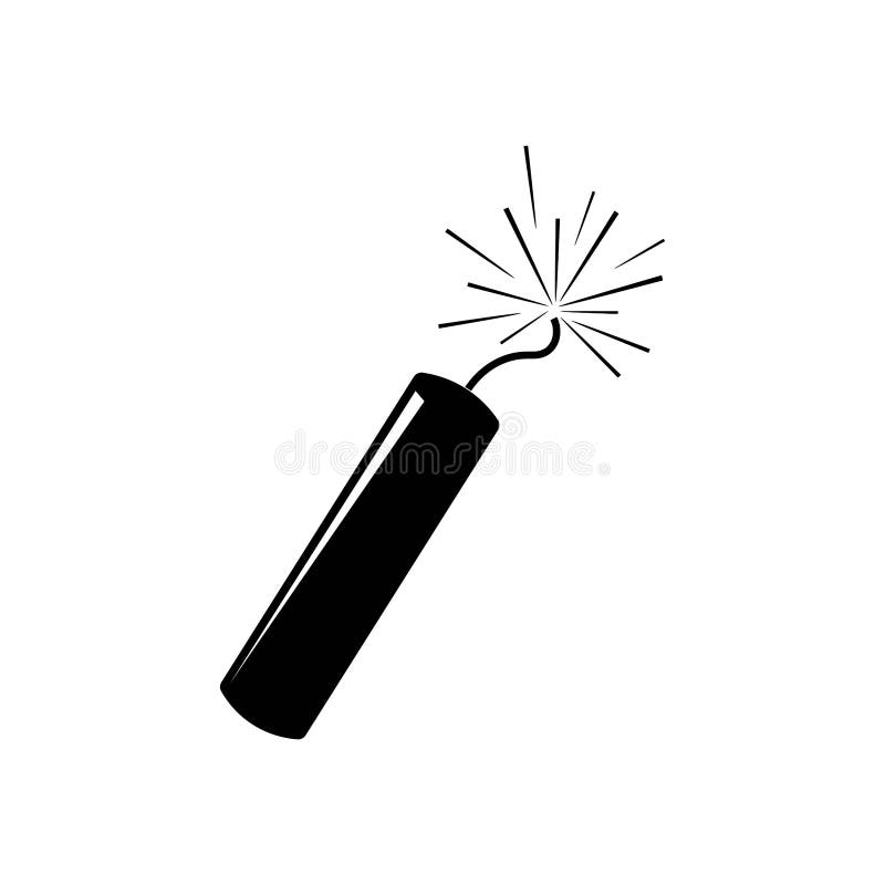 Set of Dynamite Icon Logo Vector Image Stock Vector - Illustration of ...