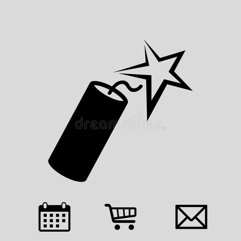 Dynamite Icon Stock Vector Illustration Flat Design Stock Vector ...