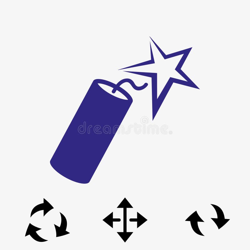 Dynamite Icon Stock Vector Illustration Flat Design Stock Vector ...