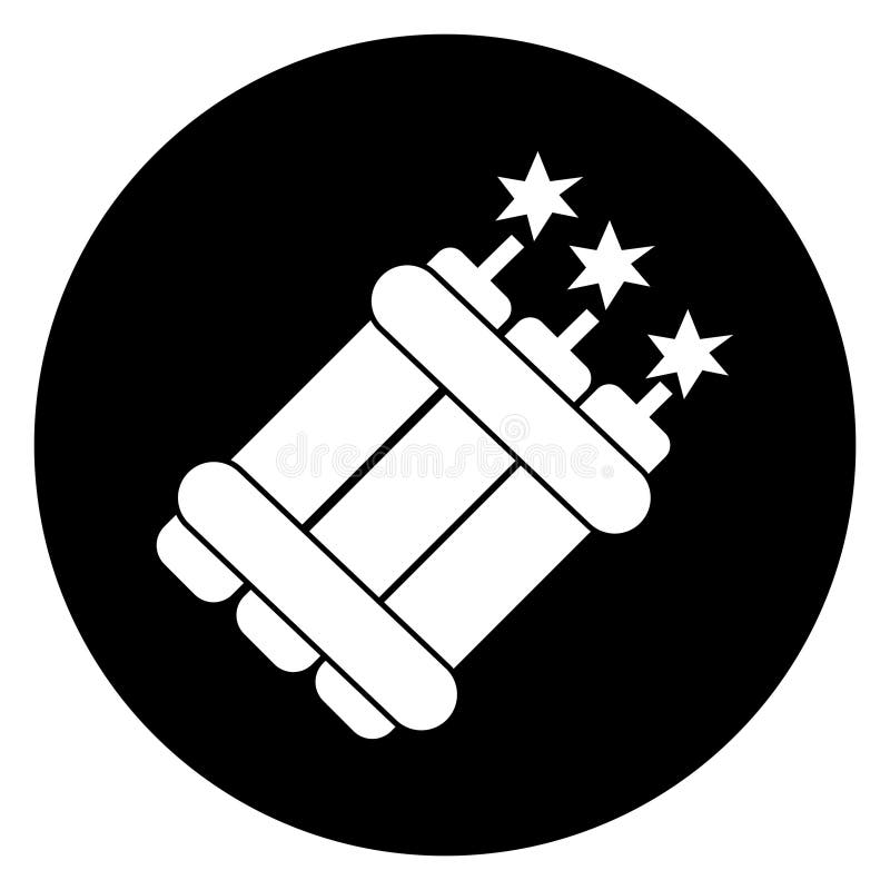 Dynamite icon vector stock vector. Illustration of vector - 281594431