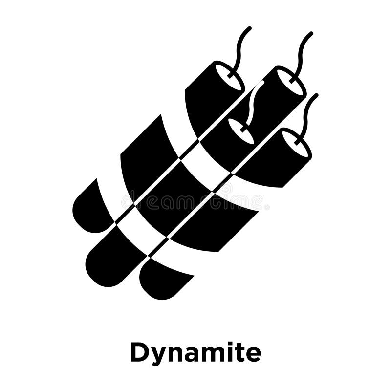 Dynamite Icon Vector Isolated on White Background, Logo Concept Stock ...