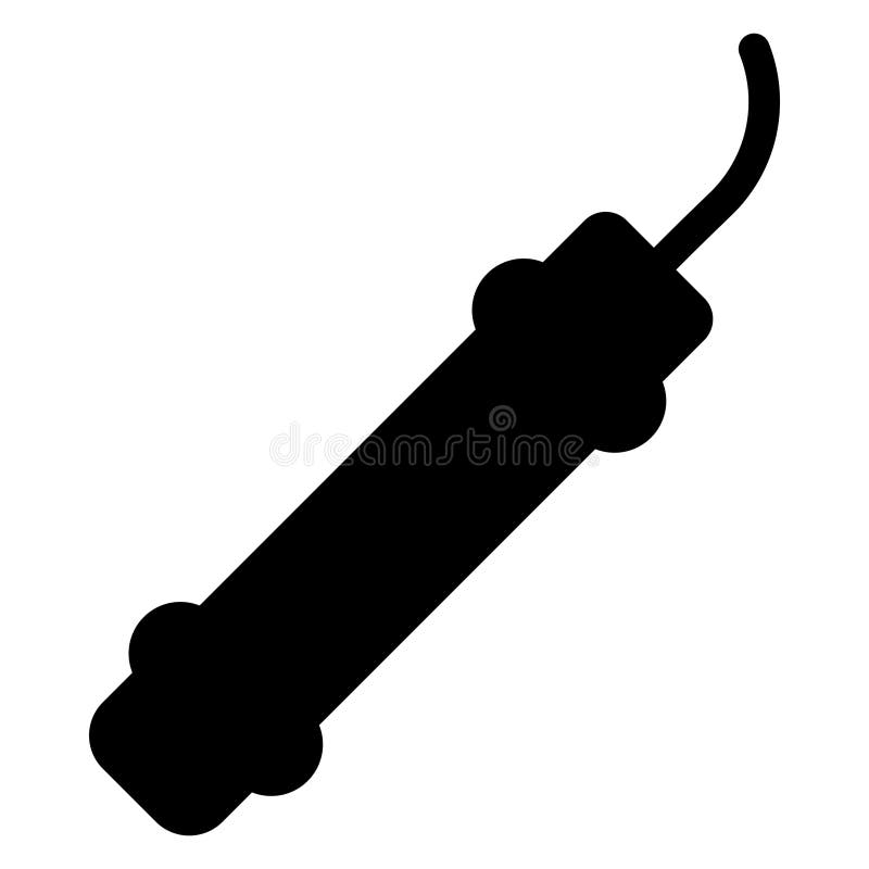 Dynamite icon vector stock vector. Illustration of power - 281594369