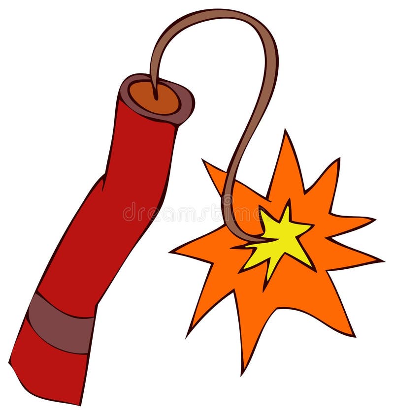 Dynamite Stick Vector Illustration. Stock Illustration - Illustration ...