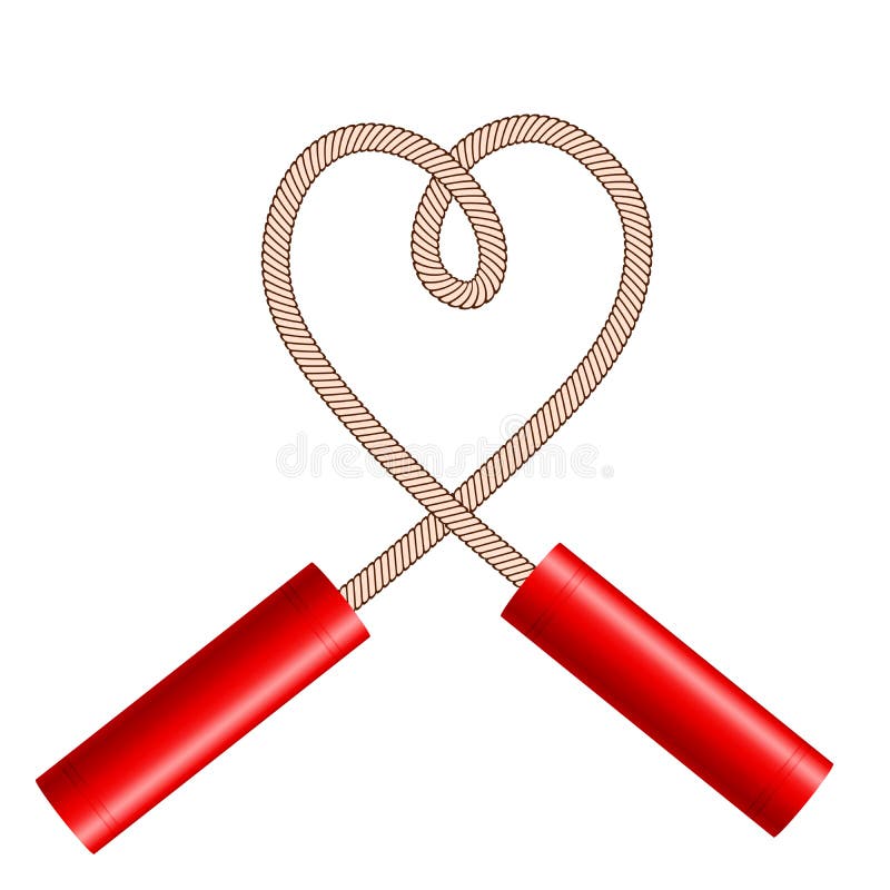Dynamite Sticks with Rope Like Heart Symbol on White, Stock Vector ...