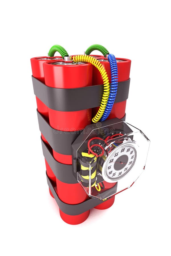 Dynamite Time Bomb stock illustration. Illustration of assassination ...