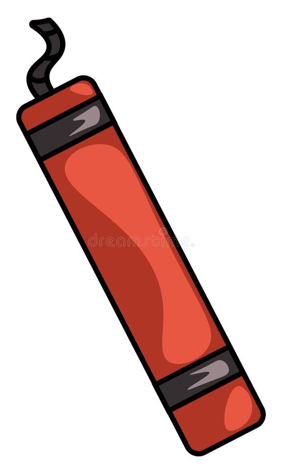 A Dynamite, Vector or Color Illustration Stock Vector - Illustration of ...