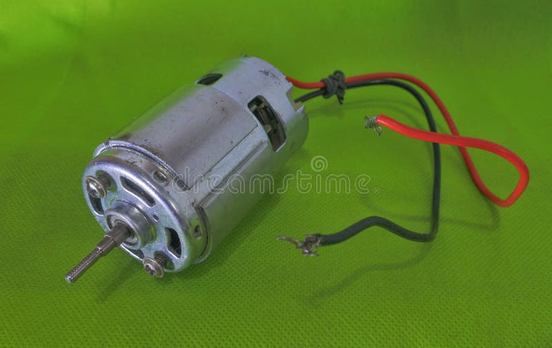 A Dynamo or DC Electric Motor Stock Image - Image of machining, coil ...