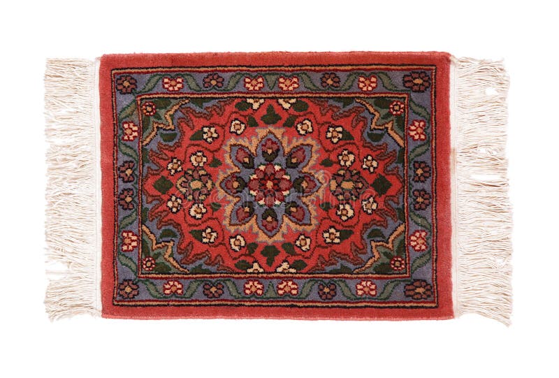 Textur För Persisk Matta, Abstrakt Prydnad Rund Mandalamodell, östlig ...