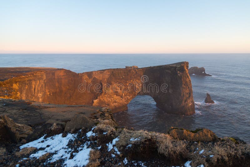 Dyrholaey stock photo. Image of arctic, iceland, blue - 68123316