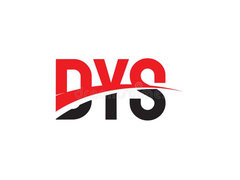 DYS Letter Initial Logo Design Vector Illustration Stock Vector ...