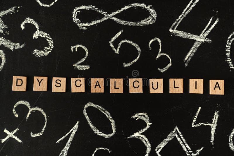 Dyscalculia Math Learning Disorder Concept - Name of Disorder on ...