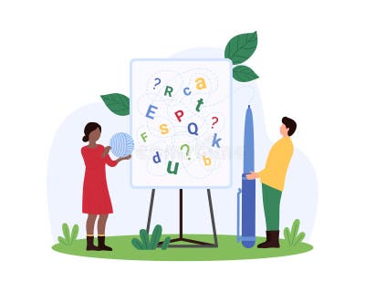 Dyslexia, Learning Disability, Tiny People Struggle with Difficulty To ...