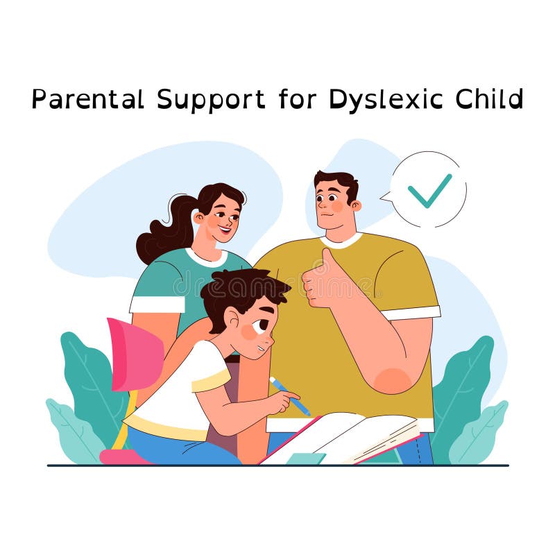 Dyslexia. Learning Disorder or Disability Stock Vector - Illustration ...