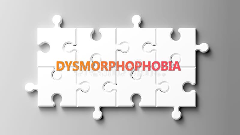 Dysmorphophobia Complex Like a Puzzle - Pictured As Word ...