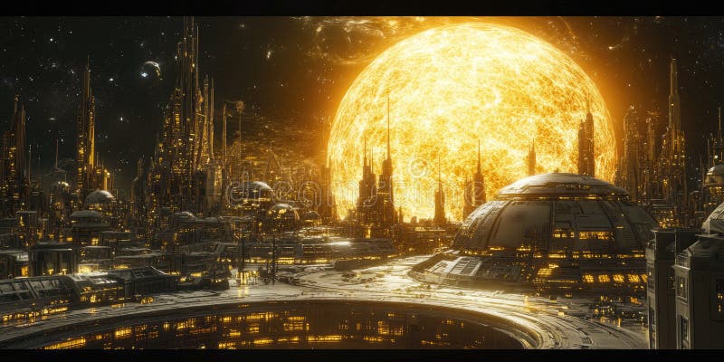 A Dyson Sphere City Harnessing the Full Power of the Sun for Futuristic ...