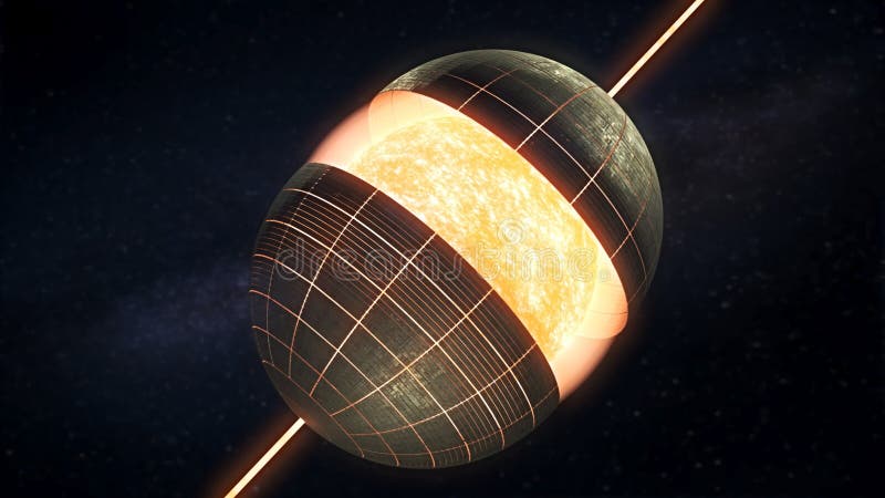 Dyson Sphere - 3D Rendering Stock Illustration - Illustration of ...