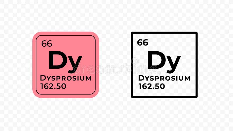 Dysprosium, Chemical Element of the Periodic Table Vector Stock Vector ...