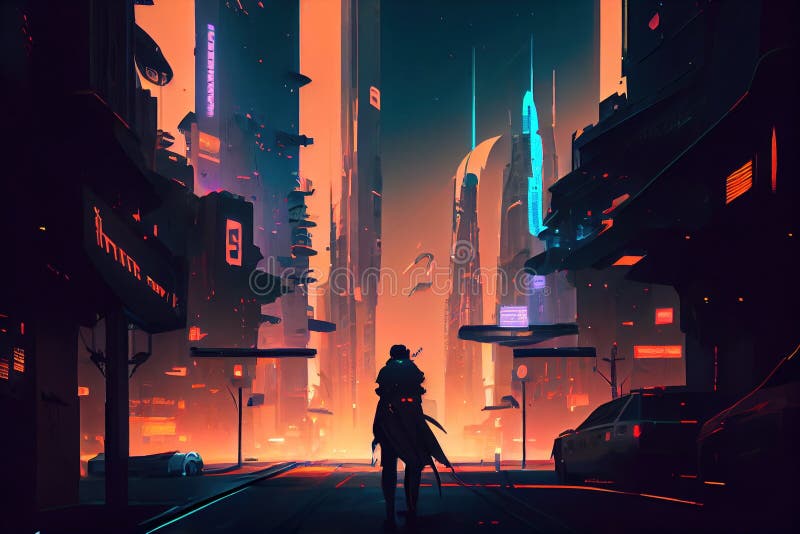 Futuristic Genre Stock Illustrations – 160 Futuristic Genre Stock ...