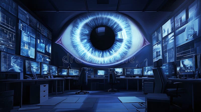A Dystopian Office Where Employees are Constantly Monitored by an AI ...