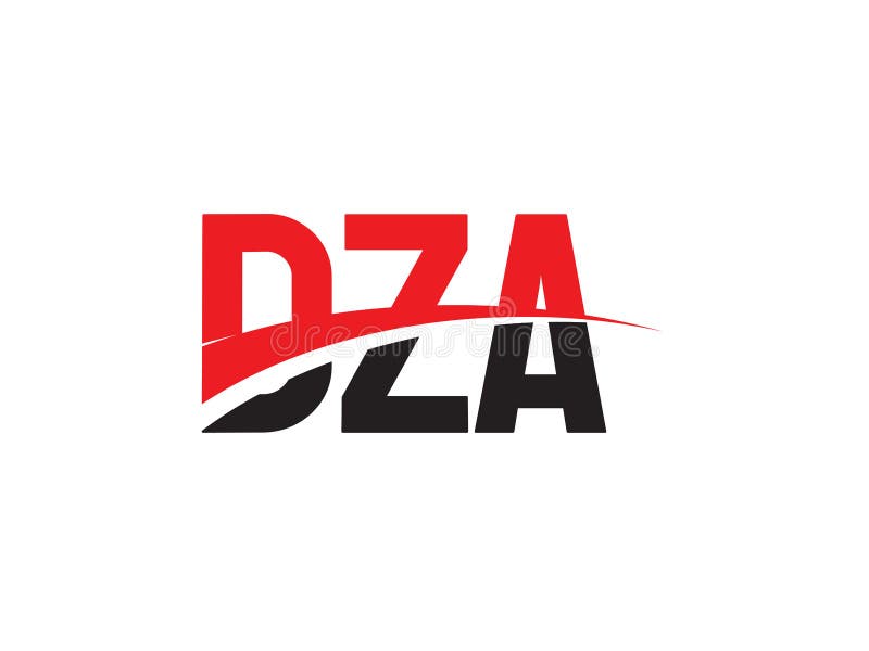 DZA Letter Initial Logo Design Vector Illustration Stock Vector ...