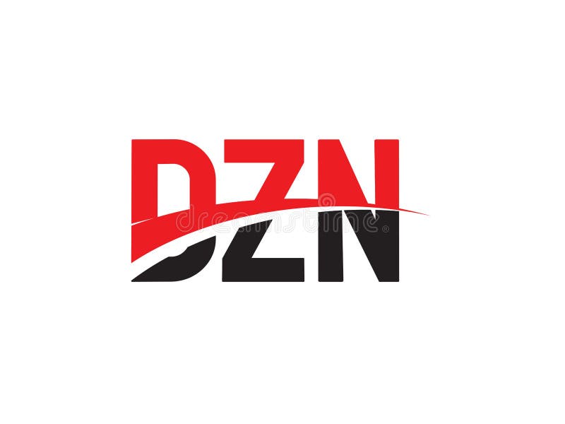 DZN Letter Initial Logo Design Vector Illustration Stock Vector ...