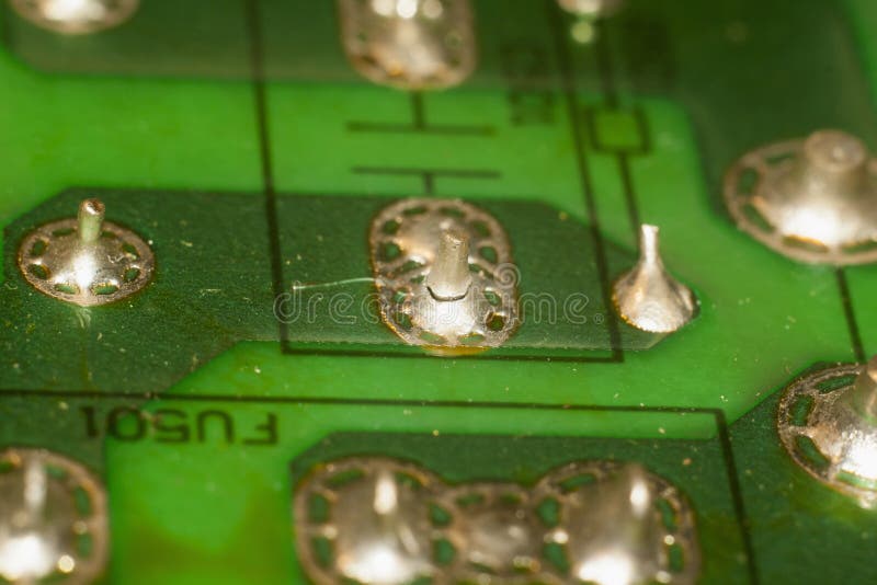 Défaut De Soudure De Carte PCB Photo stock - Image du ligne, circuit: 133226154