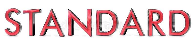 Standard word ilustração stock. Ilustração de regulamento - 114634843