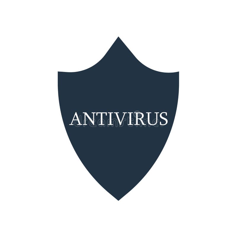 Antivirus Icon Vector Isolated on White Background, Antivirus Sign ...
