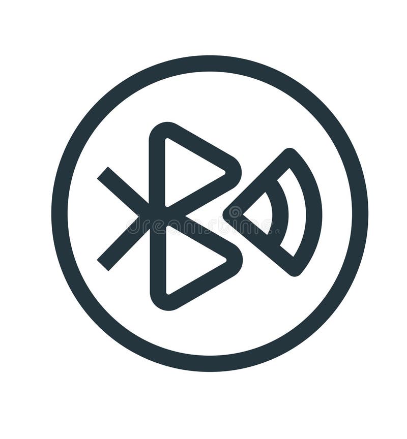 Bluetooth Icon Vector Sign and Symbol Isolated on White Background ...