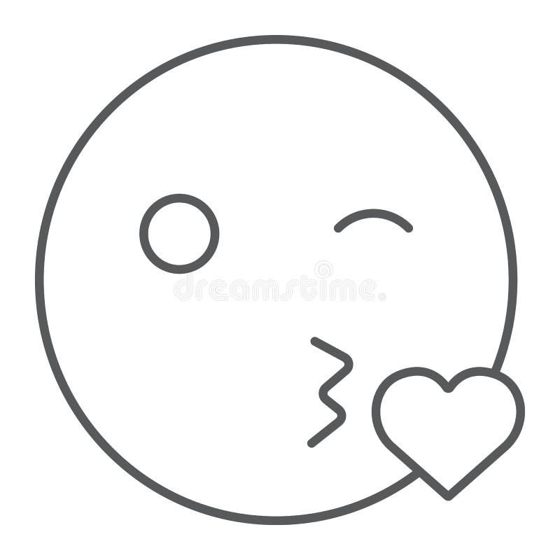 Emoticon Buziak Stockowych Ilustracji, Wektorów & Klipartów – (6,961 ...