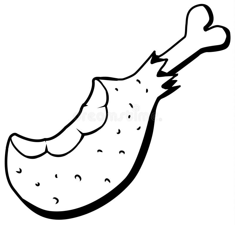 Dessin de viande illustration de vecteur. Illustration du carte - 34334664