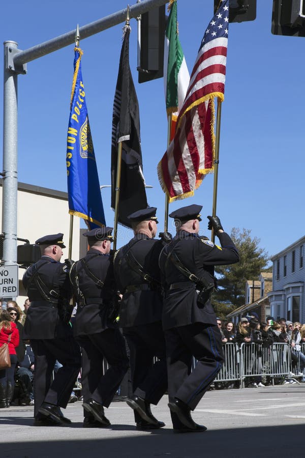 Boston Police Honor Guard, St. Patrick S Day Parade, 2014, South Boston ...