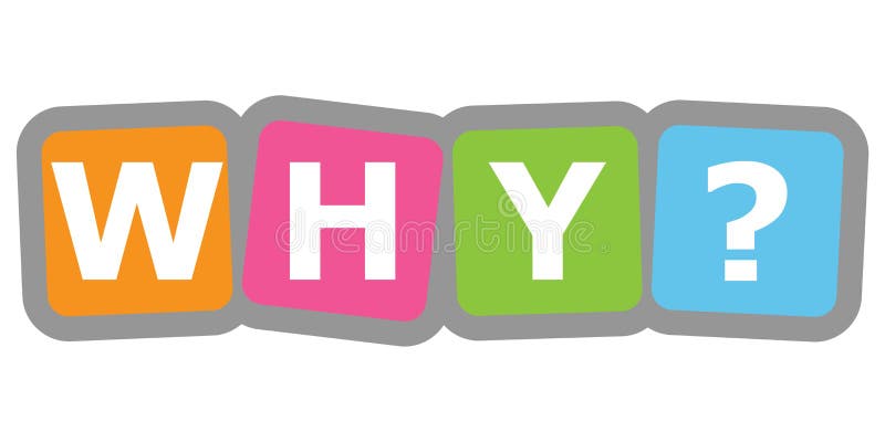 Why? illustration de vecteur. Illustration du forme, rond - 81689018
