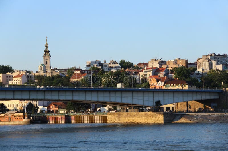 Belgrade cityscape fotografia stock. Immagine di cityscape - 96400278